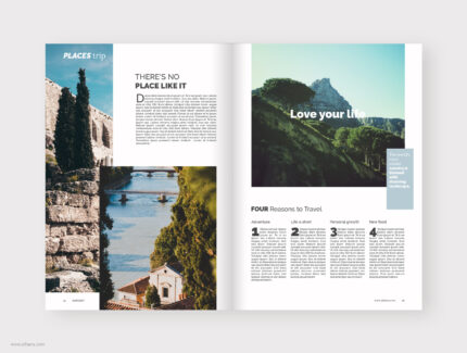 Magazine Template – CorelDRAW Templates