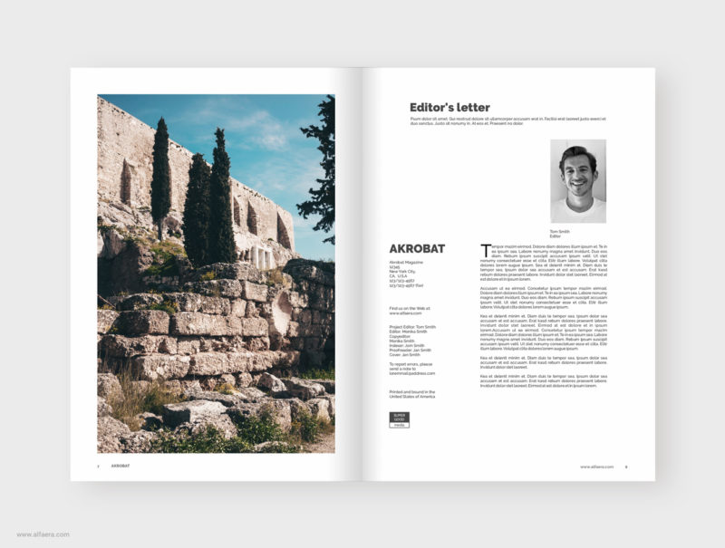 Magazine Template – CorelDRAW Templates