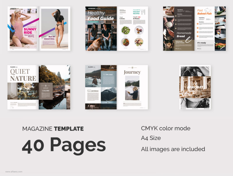 Magazine Template – CorelDRAW Templates