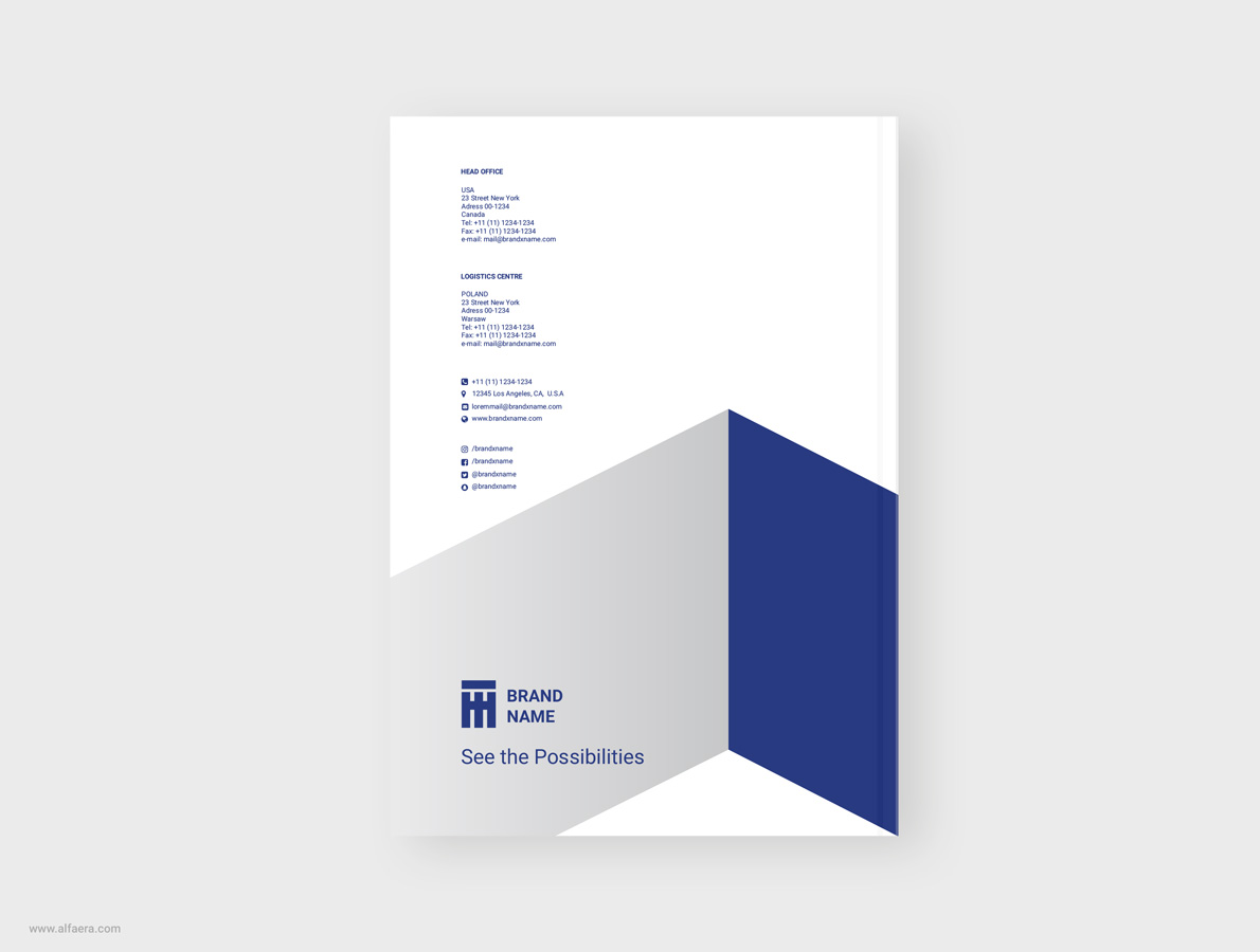 Brochure Template CorelDRAW - ALFAERA - CorelDraw Templates