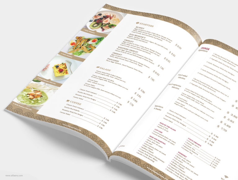 Restaurant Menu Template – CorelDRAW Templates