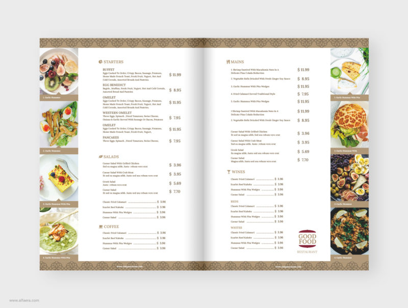 Restaurant Menu Template – CorelDRAW Templates