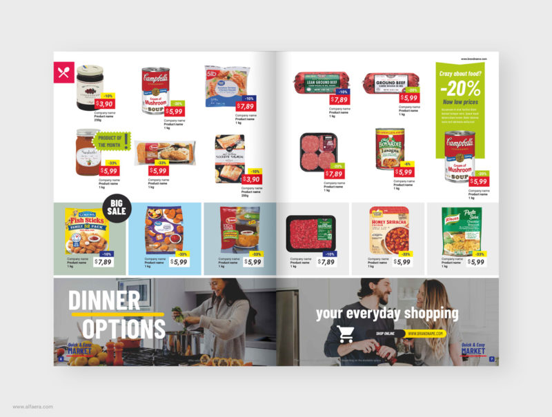 Supermarket Catalog Template – CorelDRAW Templates